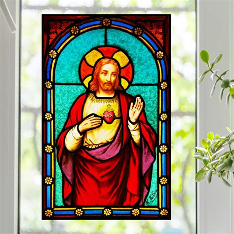 Stained Glass Window Jesus