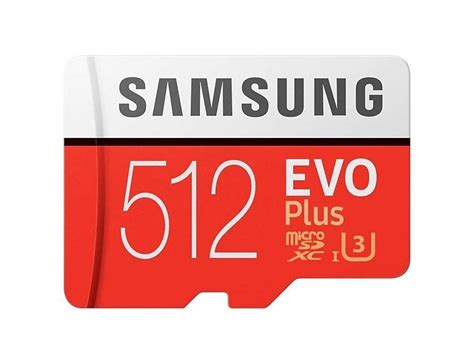 Samsung Memory Mb Mc512ga 512 Gb Evo Plus Micro Sd Card