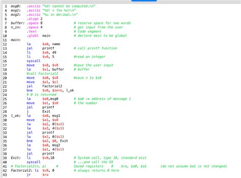 Implement A Function That Compute Factorial Chegg