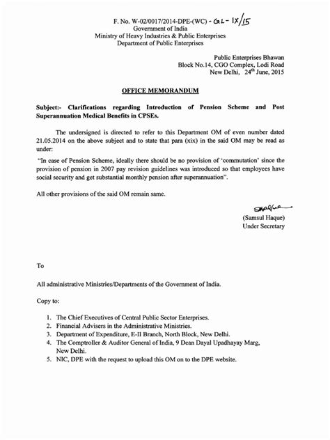 Dpe Om Pension Commutaion Pdf