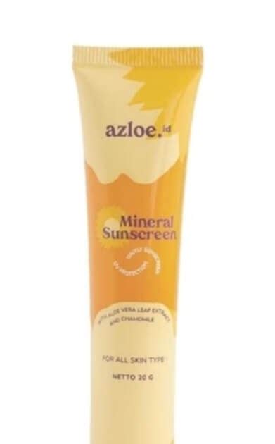 Cek Ingredients Azloe Tinted Sunscreen Dengan Spf 30 Pa