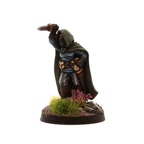 Female Assassin With Raised Dagger Mig Raine