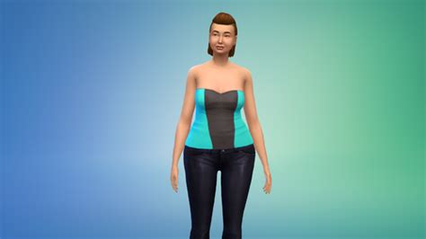 Sheer Corset Maxis Match Clothing Loverslab