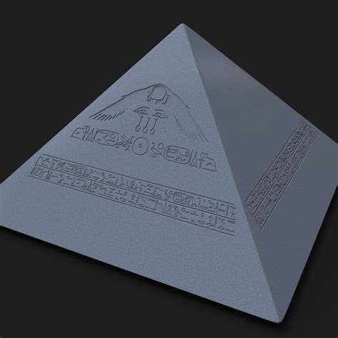 Benben Stone Pyramidion Of Amenemhat Iii 3d Model 3d Printable Cgtrader