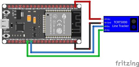 módulo de seguimiento de línea tcrt5000 para arduino esp8266 y esp32