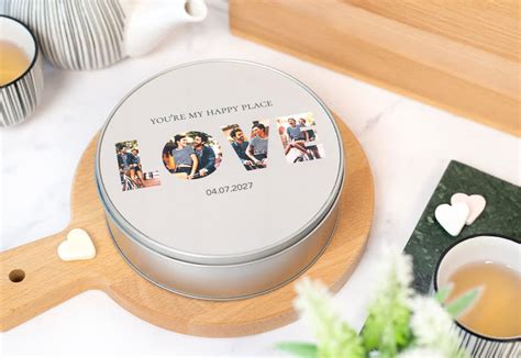 Personalised Cookie Tin Photo Ts Smartphoto