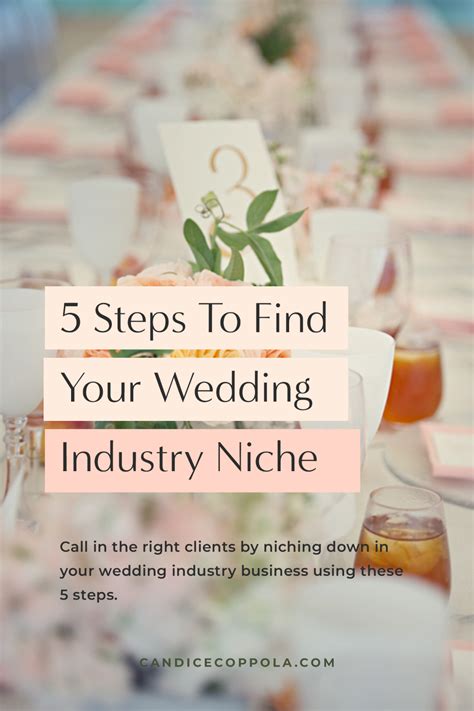 How To Find Your Niche In The Wedding Industry 5 Steps For Niching