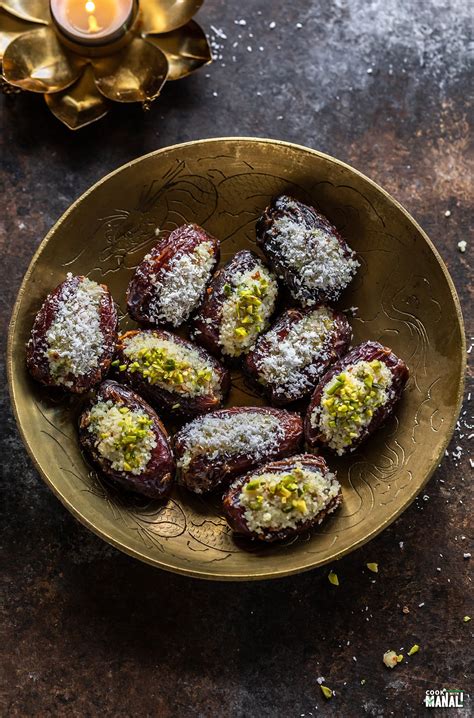 Mawa Stuffed Dates Cook With Manali