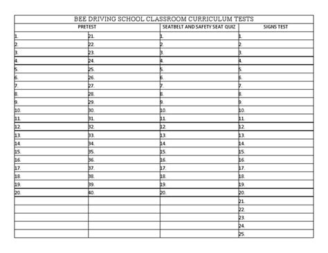 Pretest Answer Sheet Pdf