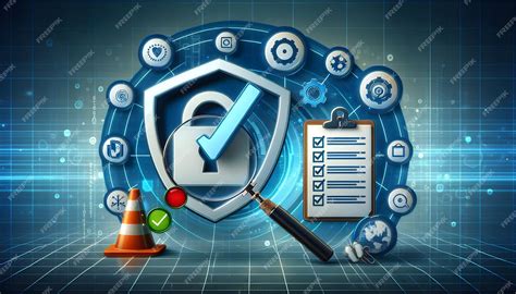 2d Vector As Security Audit Icon With A Checklist And Magnifying Glass