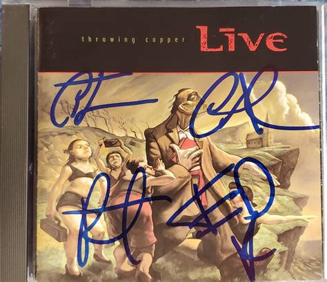 Live Throwing Copper Cd 4x Hand Signed Autographed Etsy