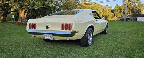1969 Ford Mustang Cobra Jet Coupe Yellow Rwd Automatic Sports Roof
