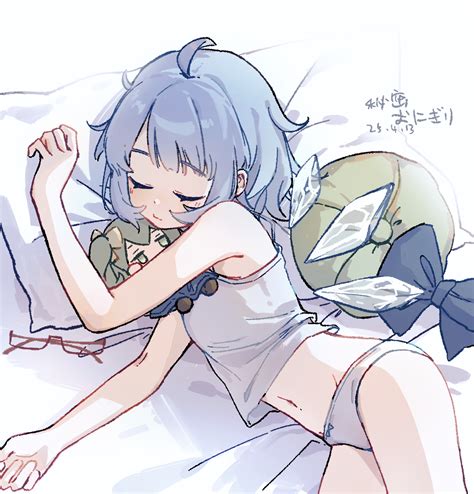 Himitsu Onigiri Cirno Daiyousei Touhou Commentary Request Highres