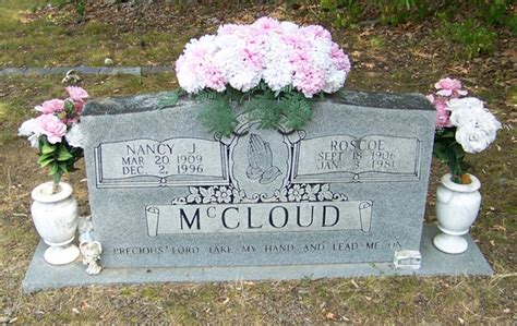 Nancy J Sparks Mccloud 1909 1996 Find A Grave Memorial