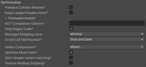 Unity Manual Ios Player Settings