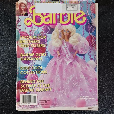 Barbie The Magazine For Girls Spring 1991 The Depop