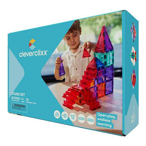 Cleverclixx Stairs Set Intense 34 Stuks Magnetische Uitbreiding