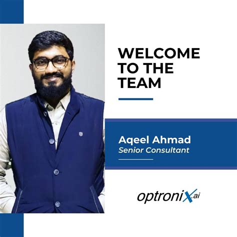 Usman Munir Pasha On Linkedin Welcome To The Team Aqeel Ahmad