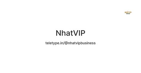 Nhatvip — Teletype