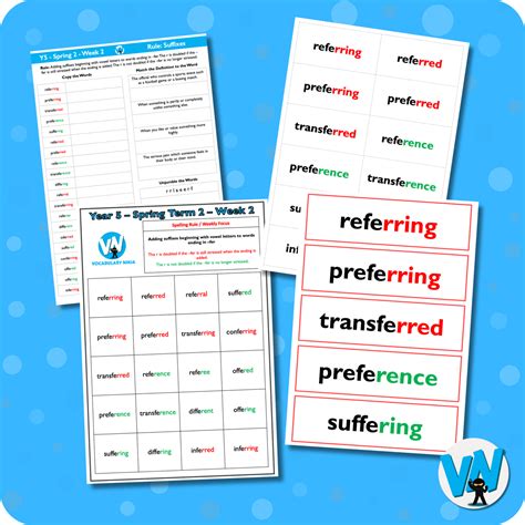 Whole School Spelling System Year 3 Vocabulary Ninja