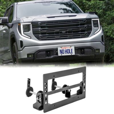 For Gmc Sierra 1500 2500hd 3500hd No Drill Front Grille License Plate