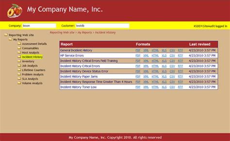 Customizing Reporting Web Site Netaphor Siteaudittm Knowledgebase