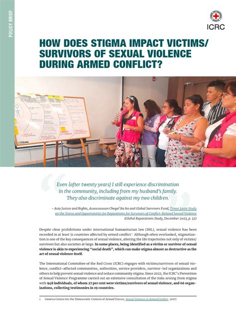 Stigma Against Victims Survivors Of Sexual Violence 1736303458 Pdf