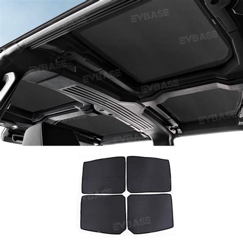 Glass Roof Sunshade For Hummer Ev Ice Crystal Sun Shield Foldable Sunr