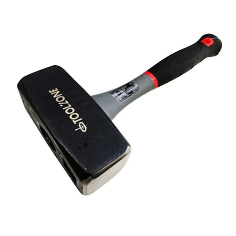 Lump Hammer 2kg 4lb Tpr Handle Sledge Club Heavy Duty Rubber Grip New Hm077