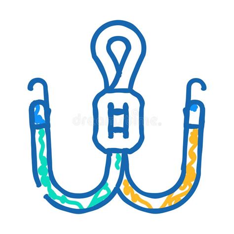 String For Glasses Icon Doodle Illustration Stock Vector Illustration