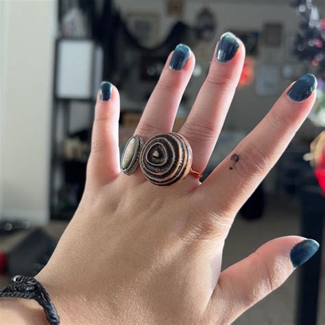 The Stagger Ring Brand Handmade By Me Size Depop