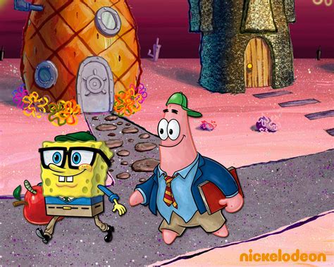 Spongebob Squarepants Go To School Spongebob Wallpaper Cute Disney