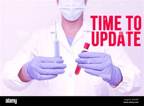Handwriting Text Time To Update Conceptual Photo This Is Right Moment