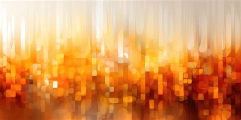 Premium Ai Image Orange Pixel Background Horizontal Banner Image High Quality Illustration