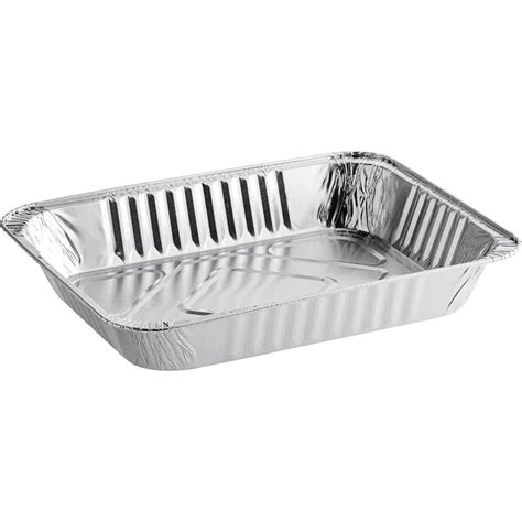 Aluminum Rectangular Roaster Medium 100cs Sku 12132 Sarm Wholesale