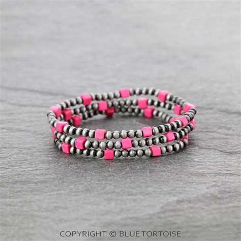 Pearl And Bead Stackable Bracelets Bluetortoisewholesale