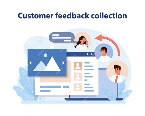 Premium Vector Customer Feedback Collection An Illustrative