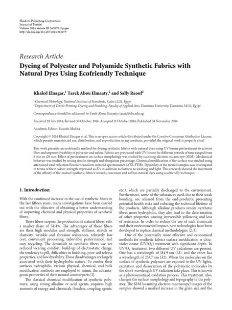 Dyeing Of Polyester And Polyamide Synthetic Fabric Pdf Textiles