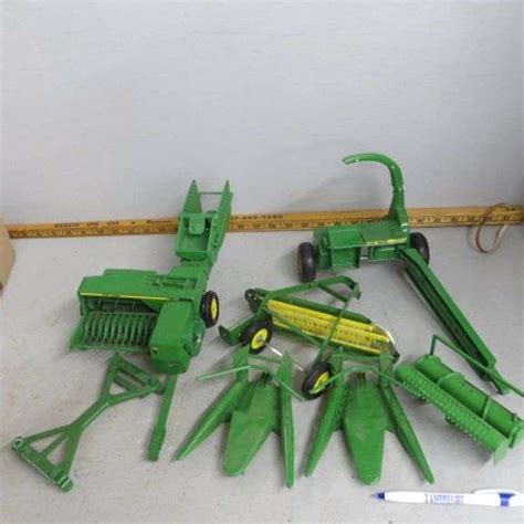 John Deere Chopper Baler And Side Rake Lambrecht Auction Inc