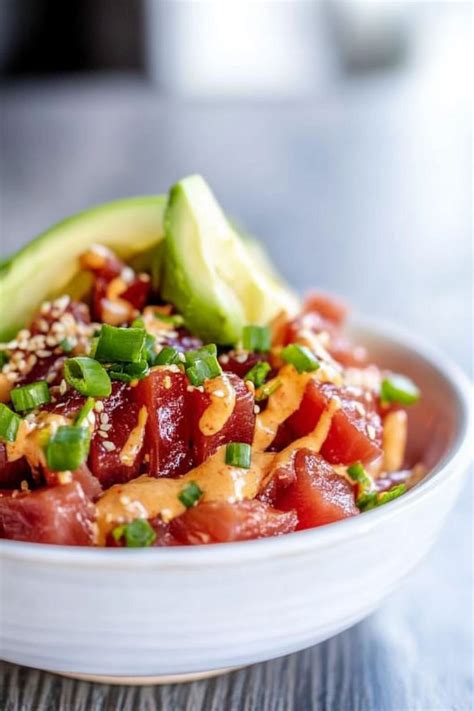 Easy Recipes Fresh Ahi Tuna Poke Bowl