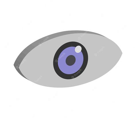 Premium Vector Three Dimensional Eye