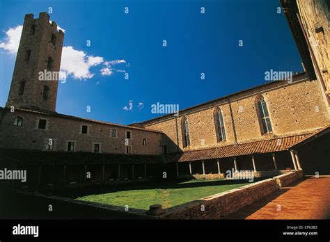 Tuscany Maremma Massa Marittima Cloister Of The Church Of Saint