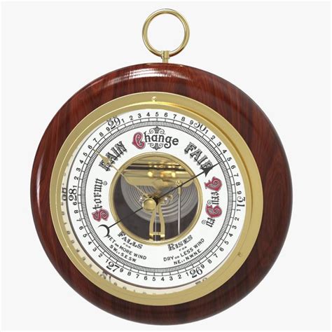 Old Barometer 3d Model Turbosquid 2014298