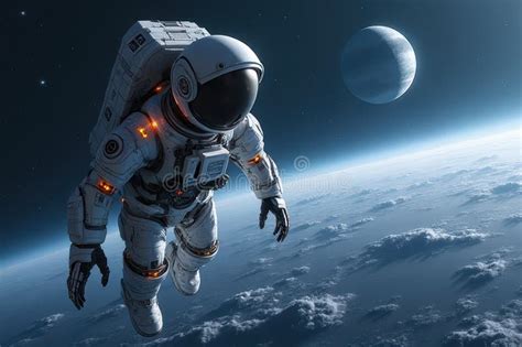 Exploring Intergalactic Frontiers Stock Illustration Illustration Of