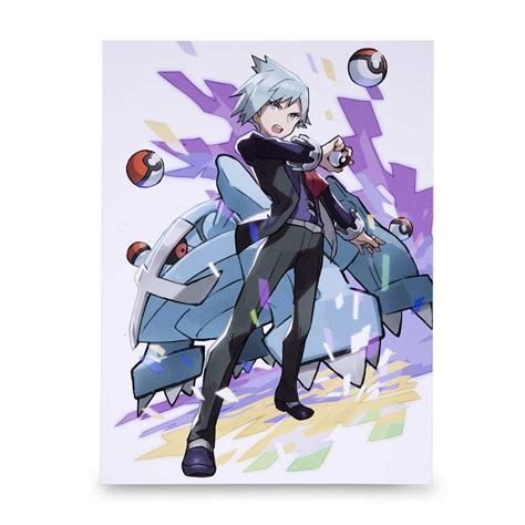 Pokémon Trainers Steven Stone Canvas Wall Art Pokémon Center