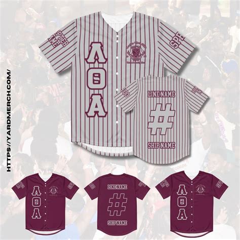 Lambda Theta Alpha Sublimated Baseball Jersey Personalized Greek