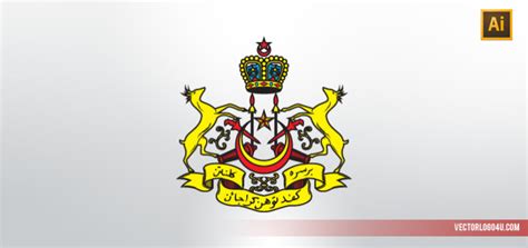 Jata Negeri Kelantan Vector Free Vector Logo