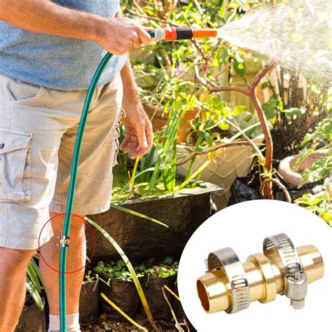 Garden Hose Repair Kit Connector Repair Mender Stainless Clamp Fits 34