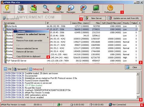 Emule Plus Screenshots Free Software Download Lawyerment