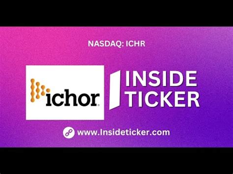Ichor Holdings Ltd Nasdaq Ichr Q2 2025 Earnings 08052025 Youtube